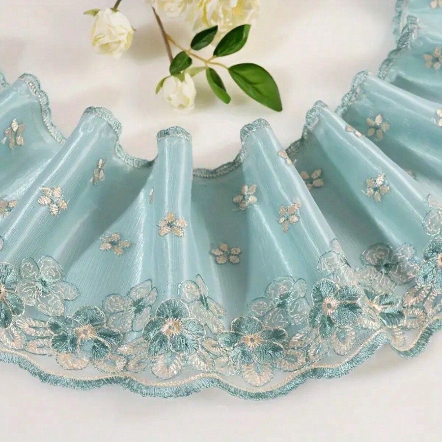 6.3 Inch Wide Mesh Woven Lace Trim - Suitable For DIY Skirts, Clothing ...