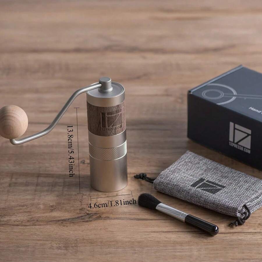 MINI Manual Coffee Grinder Portable Coffee Mill 7 Core Burr Easy ...