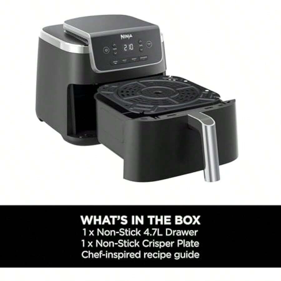 4.7L Single Awer Air Fryer PRO 4-In-1 Air Fry Roast Reheat Dehydrate ...