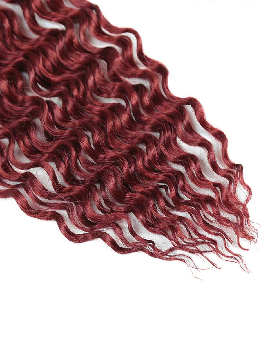 22 Inch Deep Wave Bulk Hair For Braiding Wet And Wavy Micro Braiding No ...