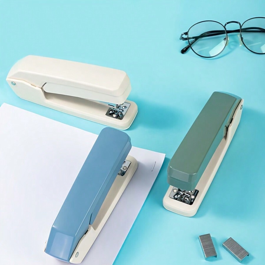 A Manual Stainless Steel Stapler, A 360 ° Rotatable Multifunctional ...