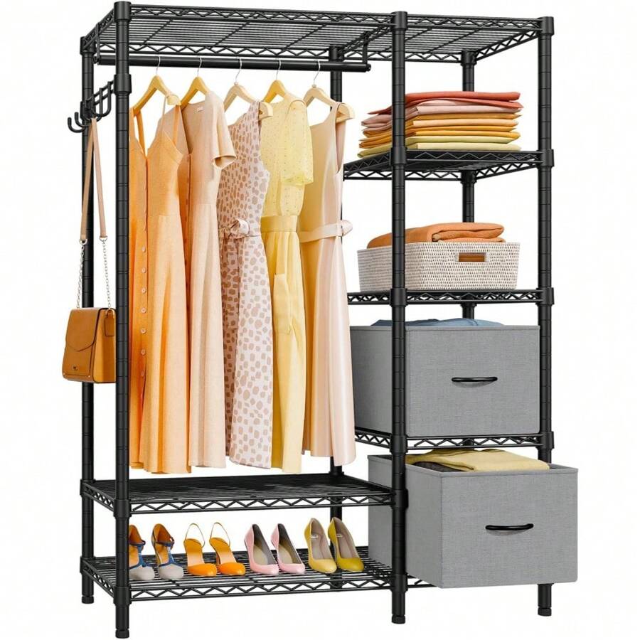 VIPEK V7 Basic Garment Rack For Hanging Clothes Heavy Duty Clothes Rack ...