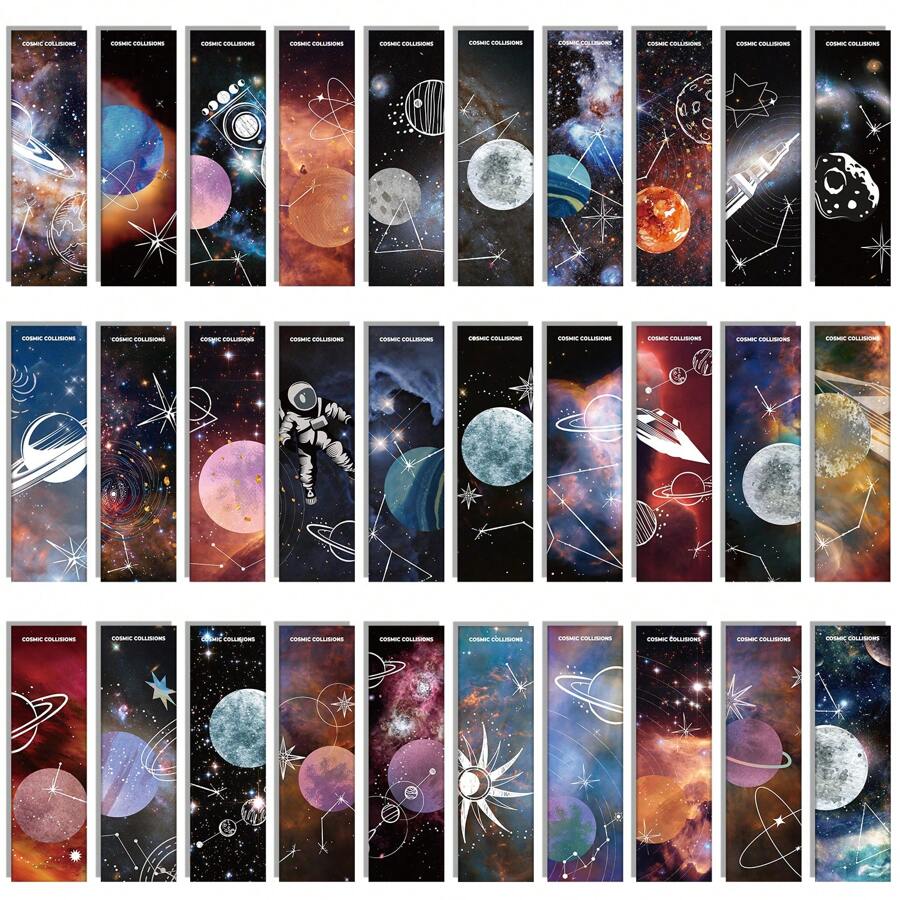 30pcs Mysterious Universe Starry Sky Bookmark, The Perfect Gift For ...