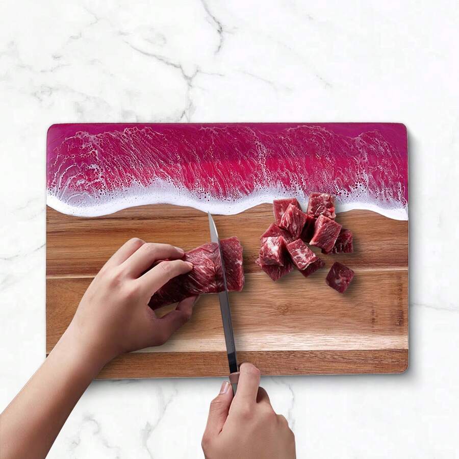 Wood Cutting Board Resin - Ocean Charcuterie Boards For Serving ...