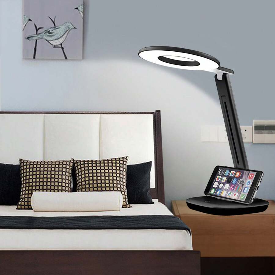 The LED Touch-Control Desk Lamp Has Three Color Temperature Functions ...