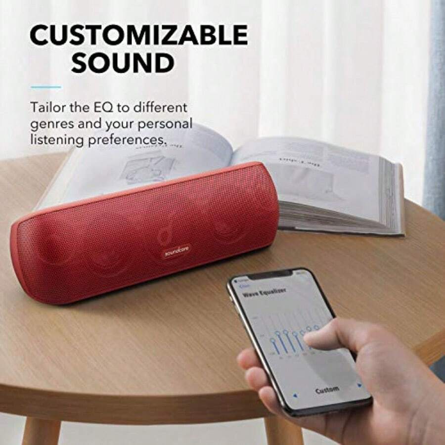 Soundcore Motion+ Bluetooth Speaker Hi-Res 30W Audio BassUp Extended Bass Treble Wireless HIFI ...
