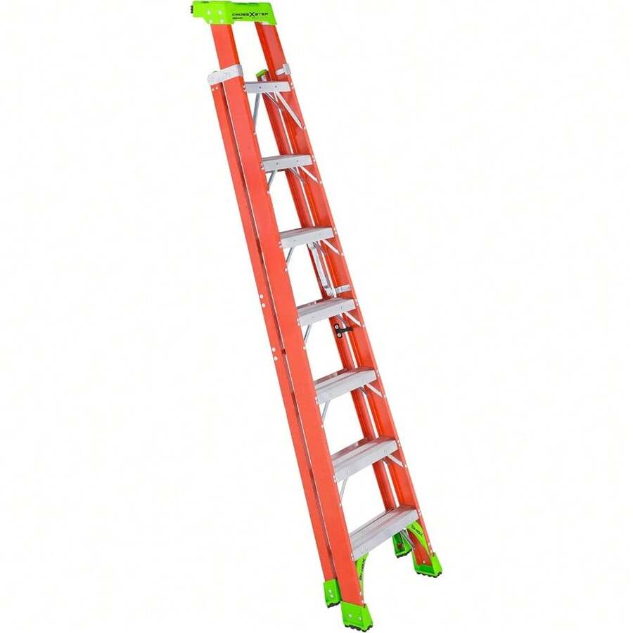 8 Foot Fiberglass Step Ladder, 300 Lb Load Capacity | SHEIN USA