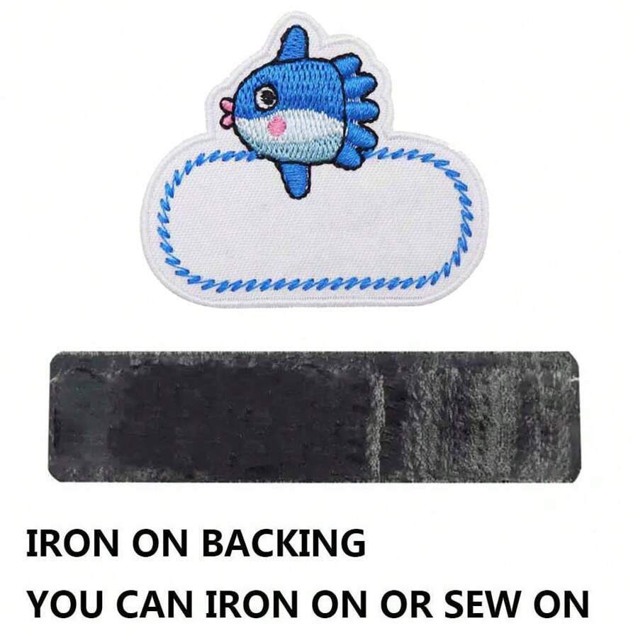 Aangepaste 2 Zeedier Naam Sticker Kan Worden Gebruikt Om Kleding ...