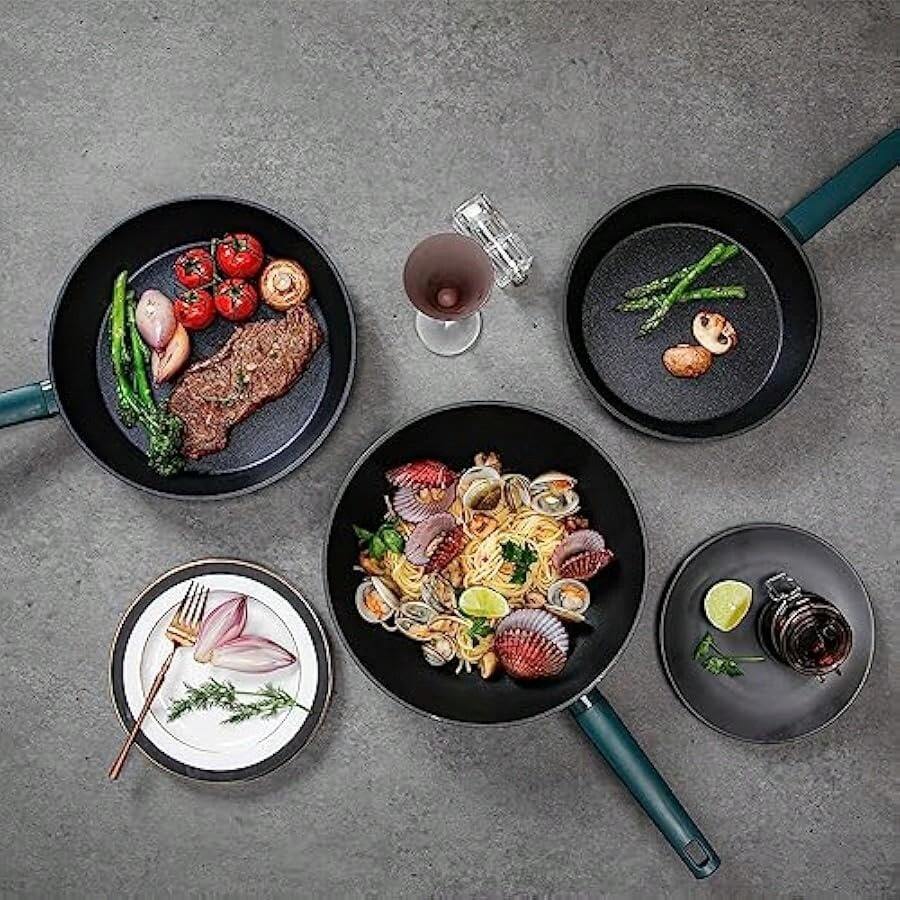 11 Inch Premium ILAG Professional S Coating Non Stick Pan Deep Green ...