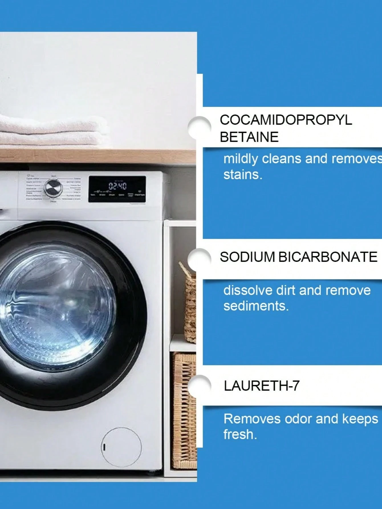 rayhong Multi-Function Washing Machine Cleaner Powder - Removes Dirt ...