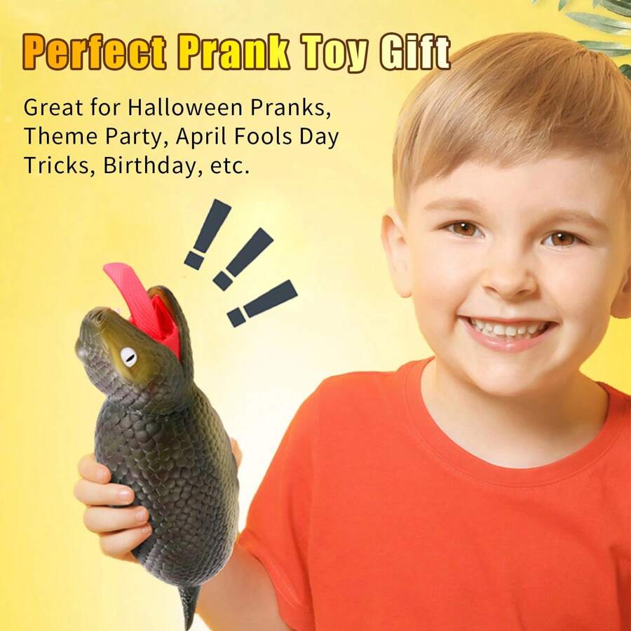 [Stress Relief Gadget] Tongue Sticking Out Squeeze Snake, Extend ...