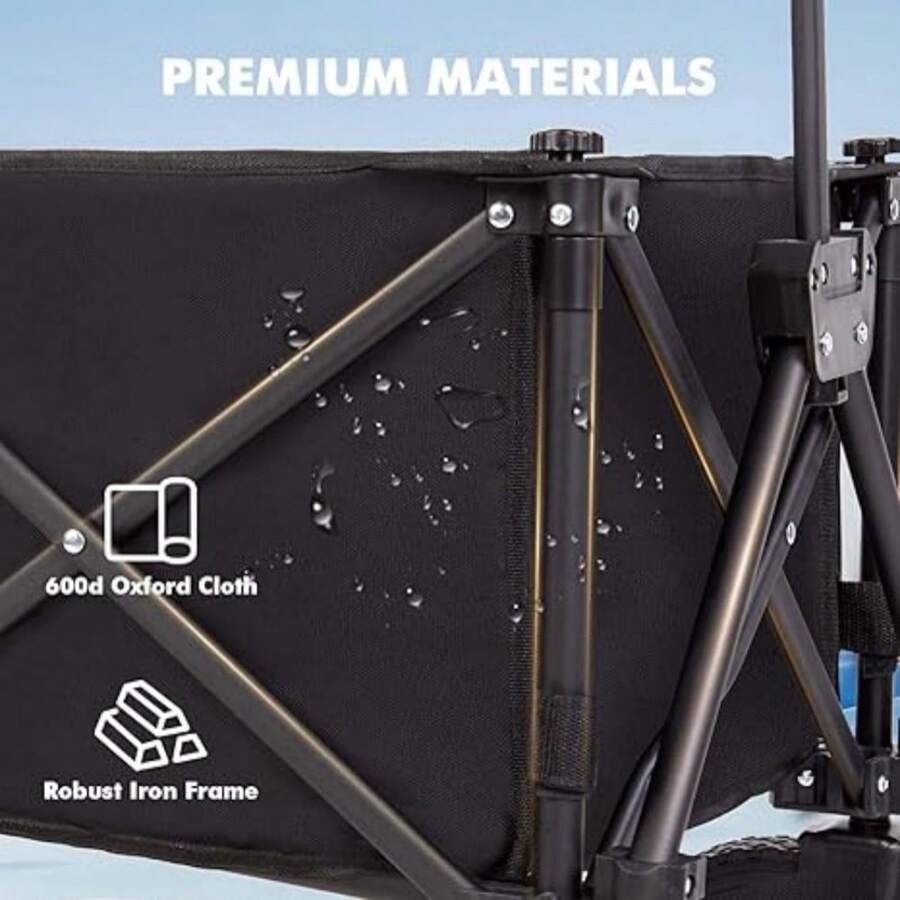 AIDUCHO Wagon Collapsible Folding Cart: Portable Utility Pull Carts ...