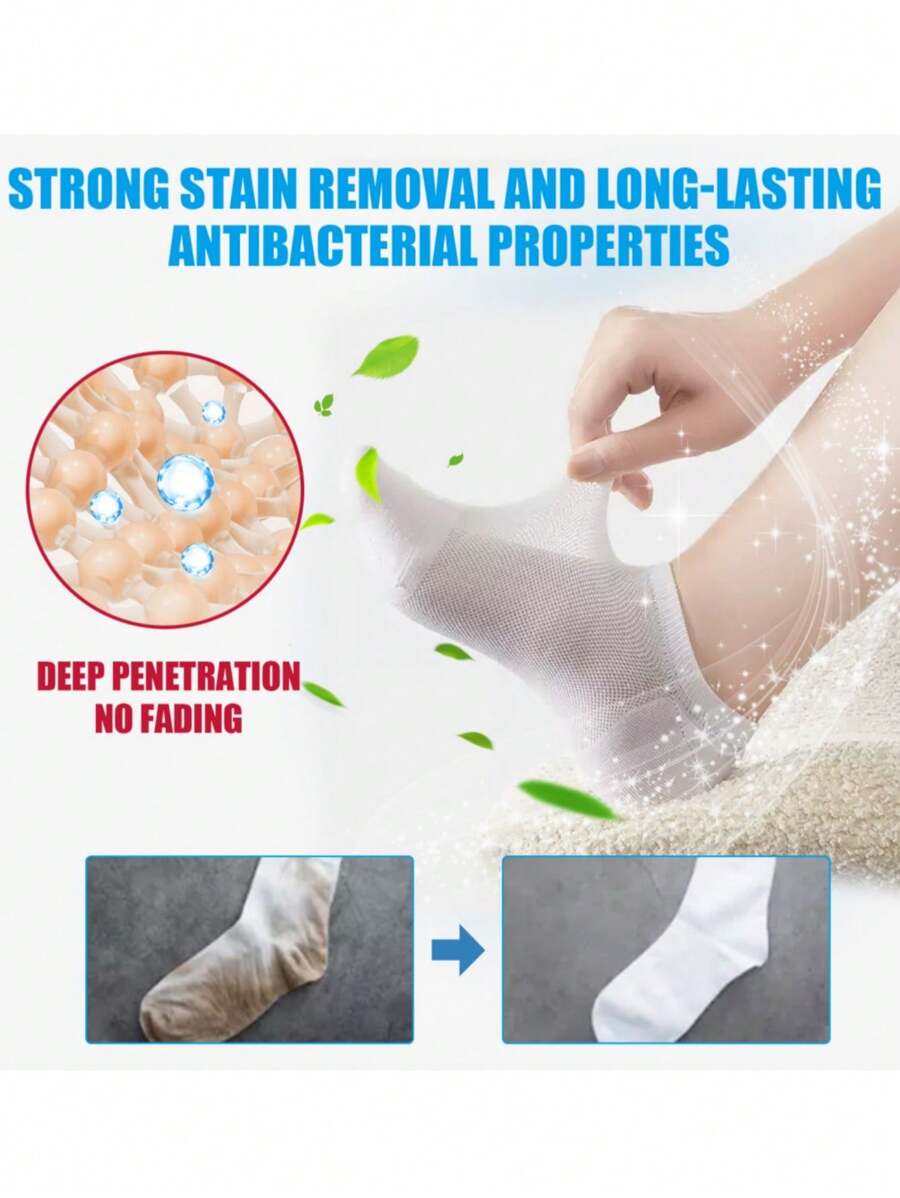 rayhong Sock Cleaning Sheets - Effectively Removes Yellowed Stains And ...