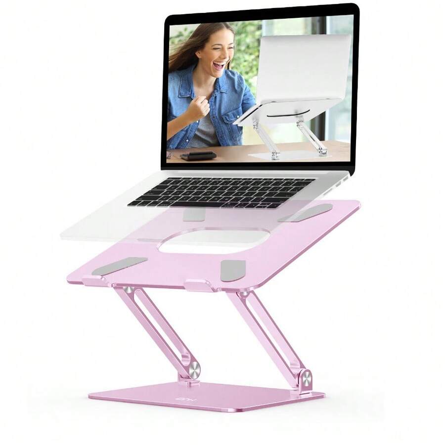 5color Laptop Stand Ergonomic Aluminum Portable Adjustable Height ...