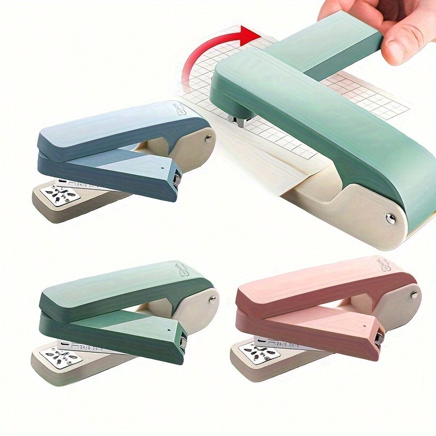 A Manual Stainless Steel Stapler, A 360 ° Rotatable Multifunctional ...