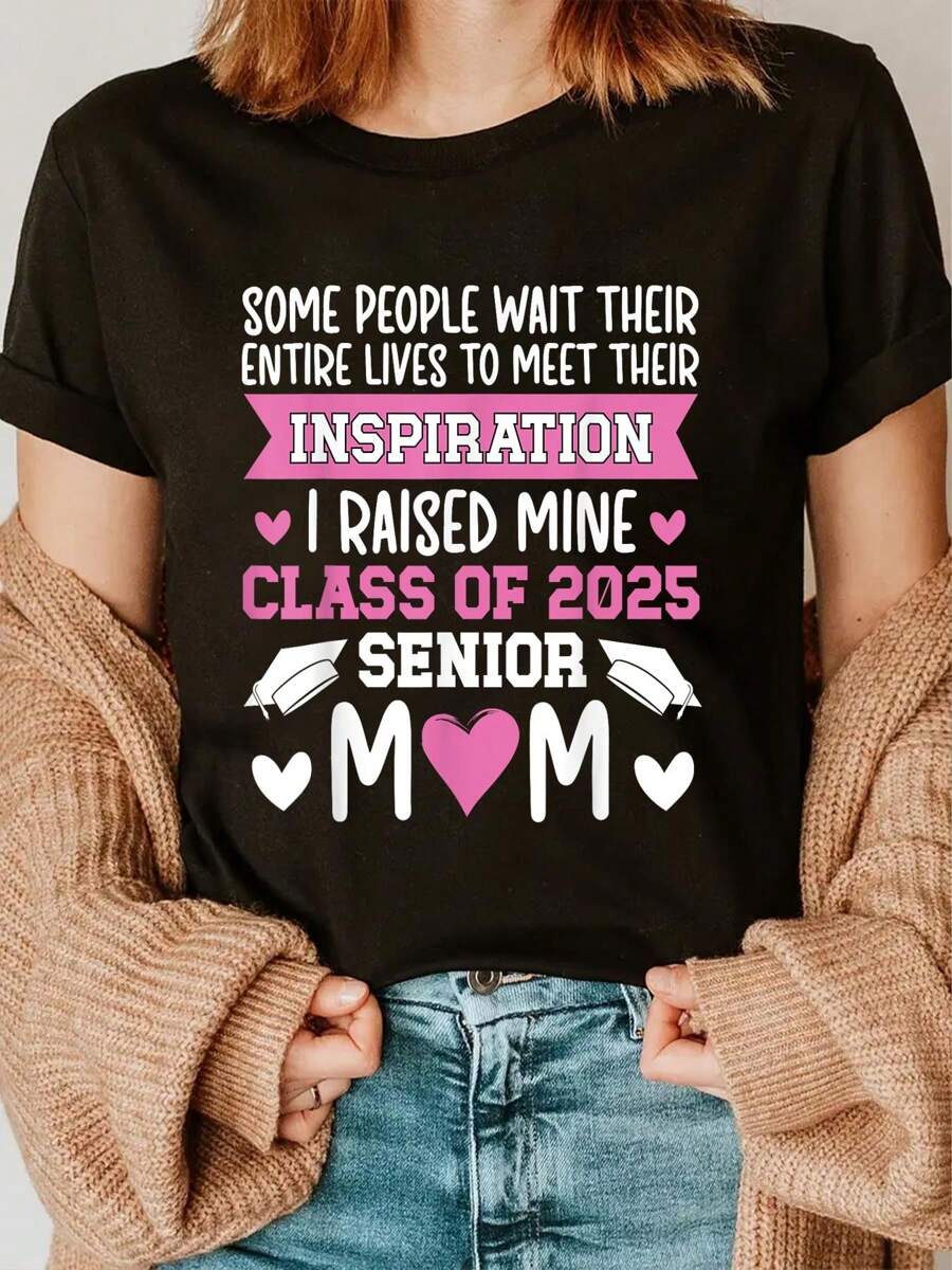Senior 2025 Mom Class Of 2025 Mother Proud Senior 2025 Mama T-Shirt | aktuelle Trends, günstig ...