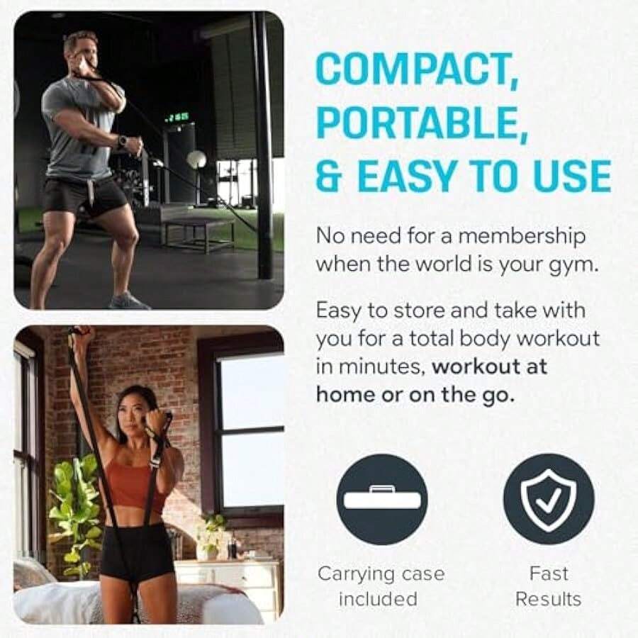 Bullworker ISO-FLO Isometric Exercise Equipment Suspension Trainer ...