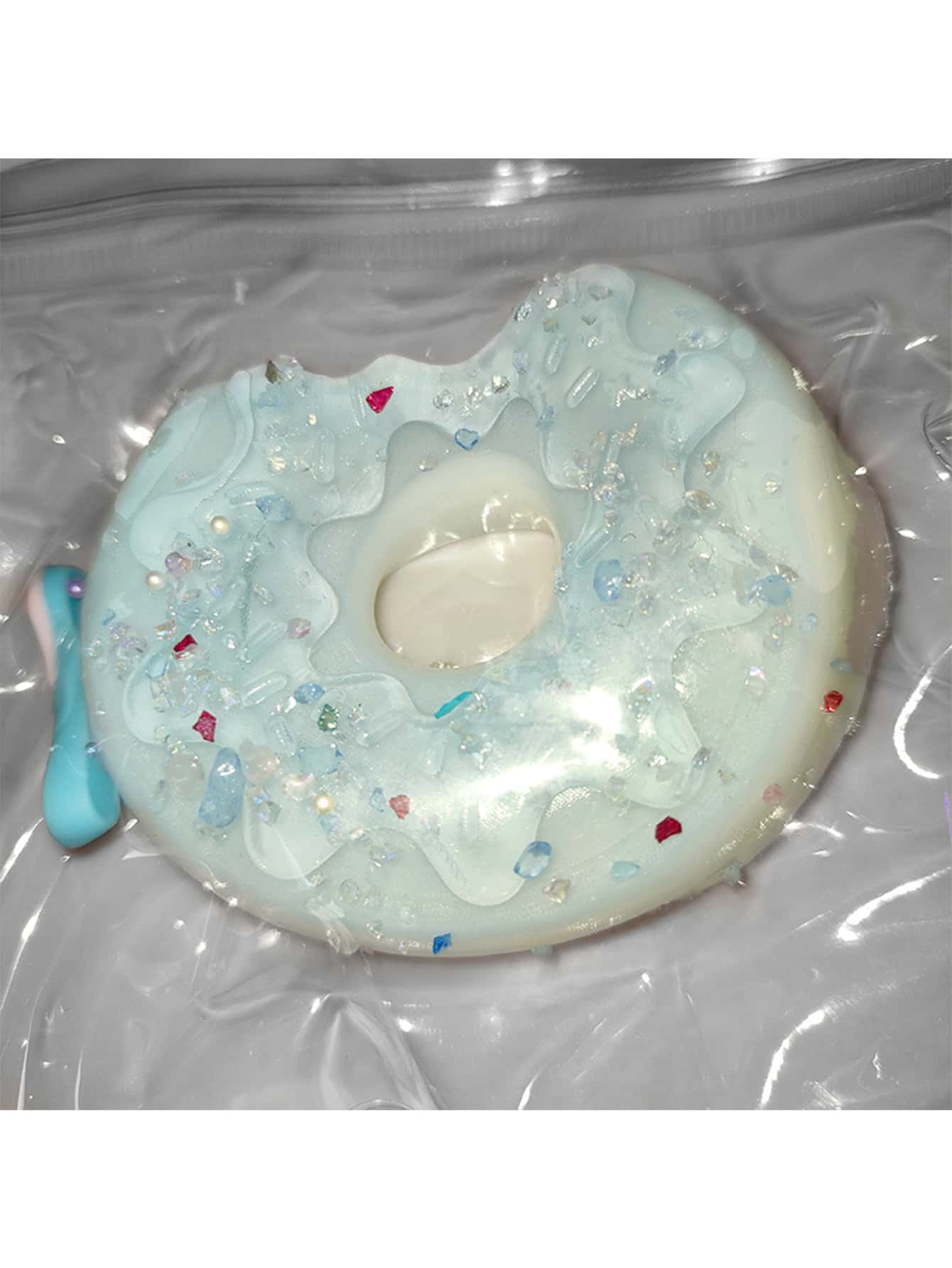 Cute Blue Sea Salt Squishy Stress Relief Toy Featuring Cat Paws ...