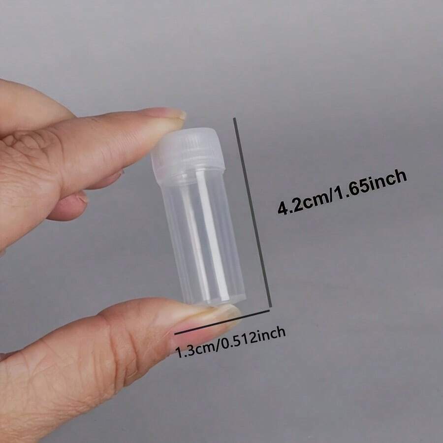 20pcs Sample Bottles With Screw Caps, For Liquid & Powder Packaging ...