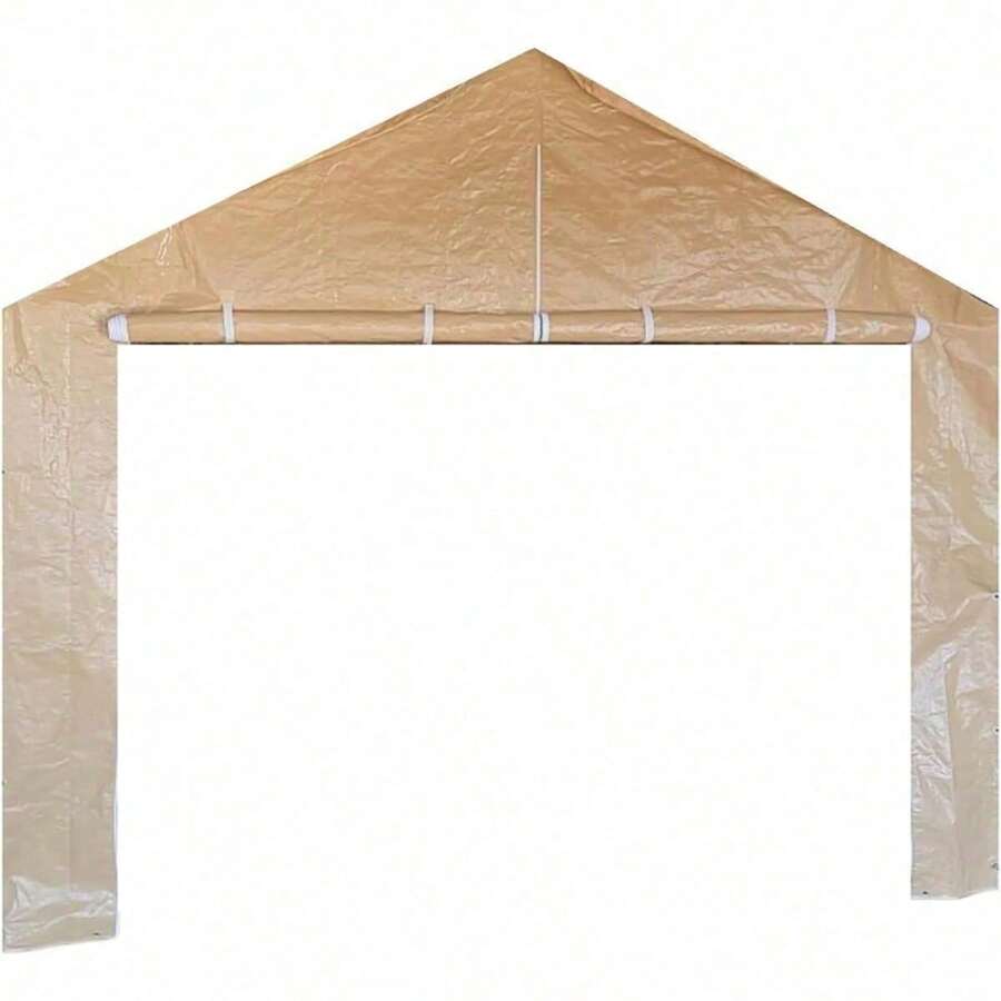 10' X 20' Tan Canopy Entrance Panel With Zippers (Front Panel) | SHEIN USA