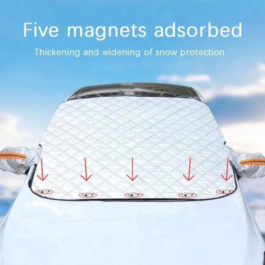 Car Snow Shield Front Windshield Frost Shield Winter Window Frost ...