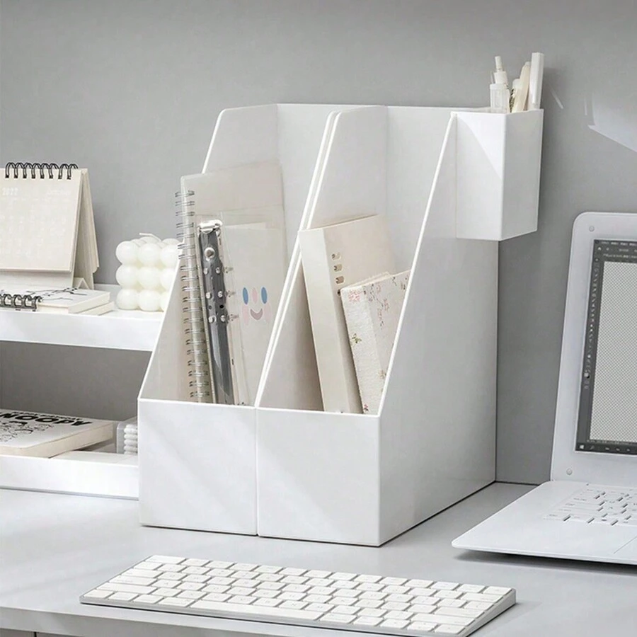 1pc Book Stand Book Storage Rack Desktop Bookstand Student Stationery ...