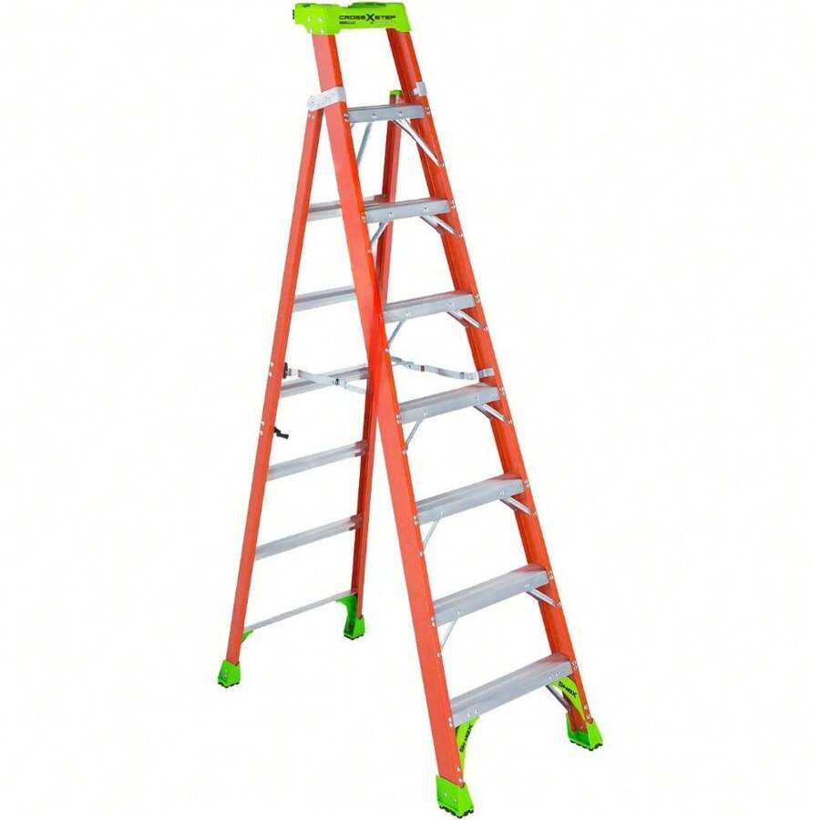 8 Foot Fiberglass Step Ladder, 300 Lb Load Capacity | SHEIN USA