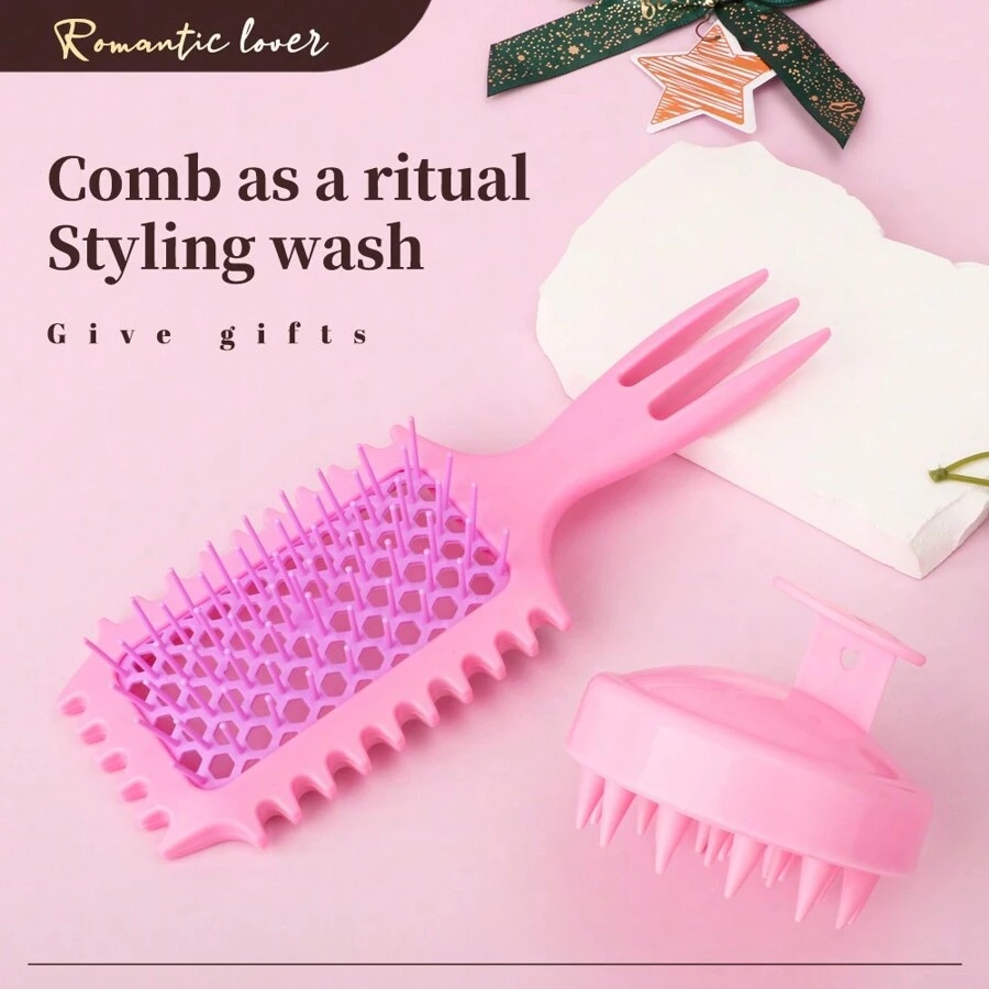 [Valentine's Day] Pink Exclusive Haircare Gift Set, Includes Silicone ...