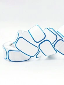 1 Roll Blank Blue Stickers, Can Be Handwritten, Used For Labeling ...