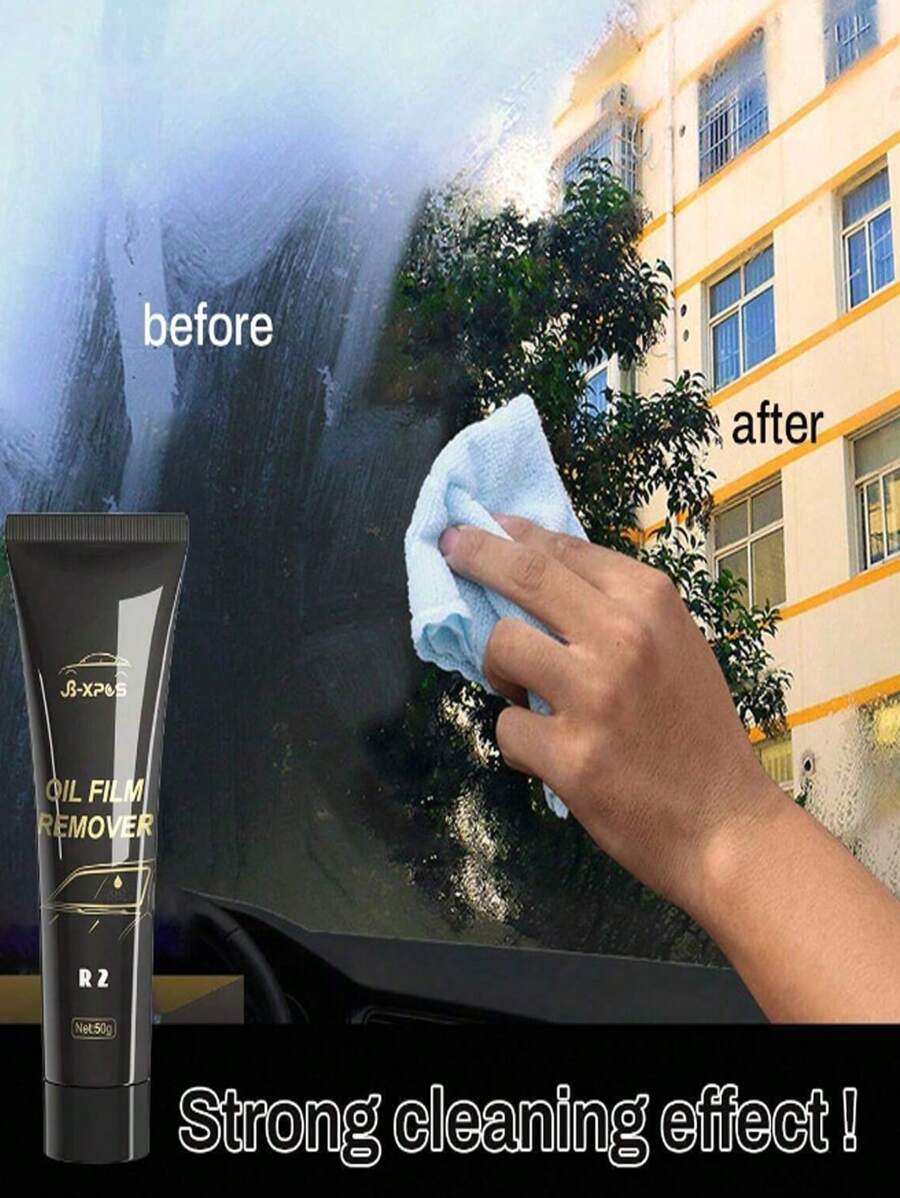 HGKJ Car Glass Oil Film Cleaner, Glass Oil Film Remover, Waterproof ...
