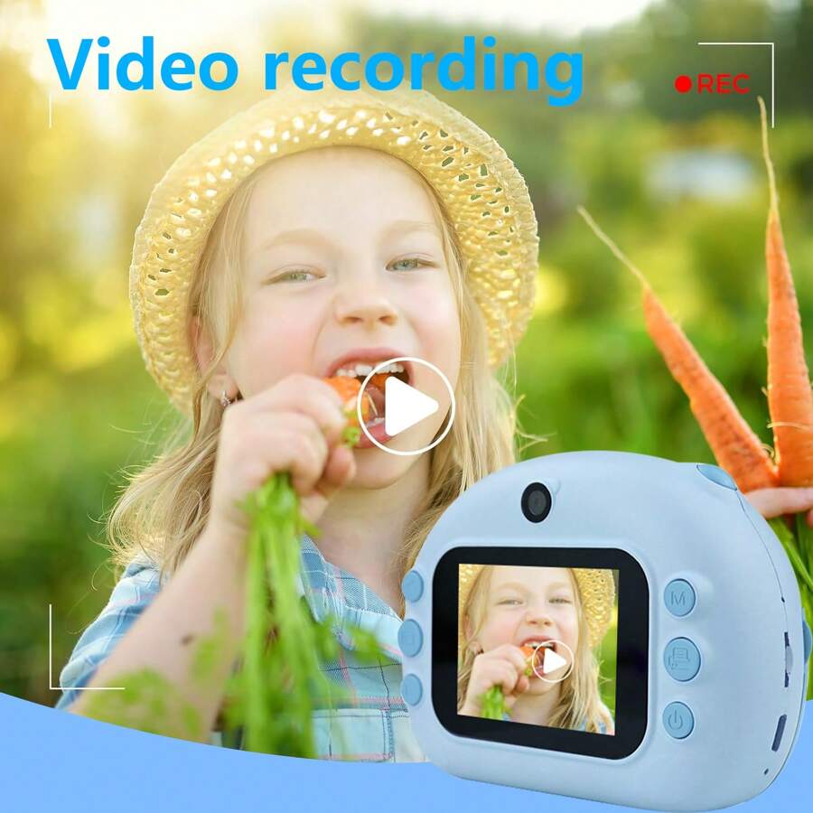 Kids Camera Instant Print, Christmas Birthday Gifts For Girls Age 3-12 ...