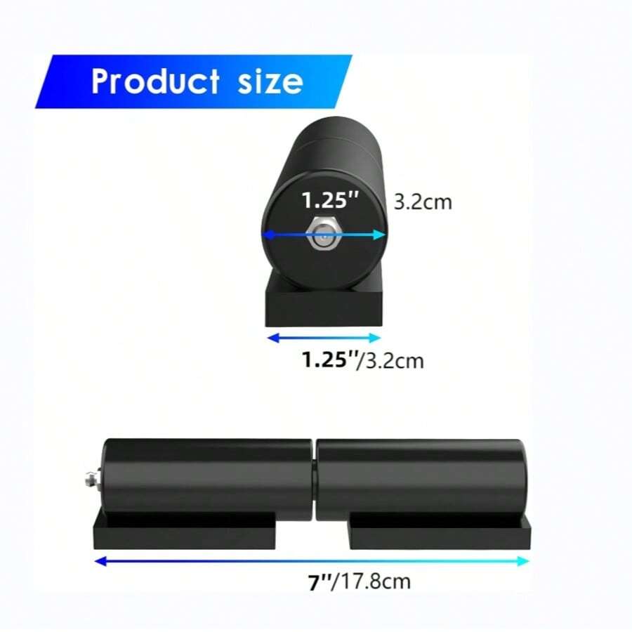 Heavy Duty Gate Hinge 2 Packs 7 Inches | Door Hinge Barrel Hinges 900 Lbs (5 Inches 450 Lbs Load ...