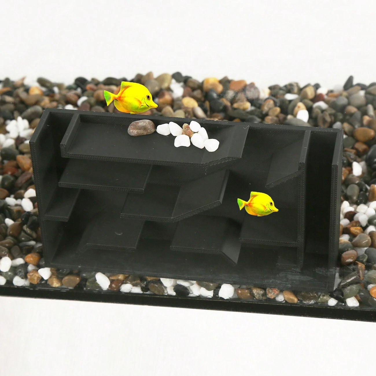 Aquarium Fish Tunnel Hide, Plastic Made Underwater Decorative Hideaway ...