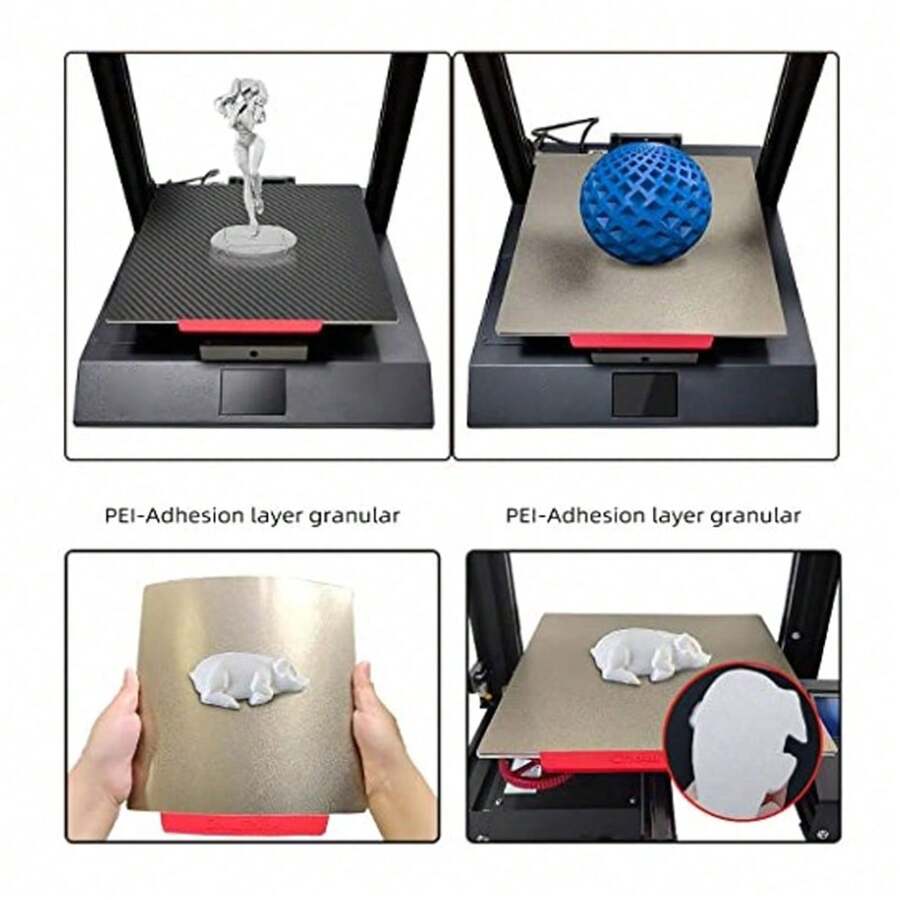 Steel Magnetic Build Plate 200 X 200mm Double Side PEI Spring Steel ...