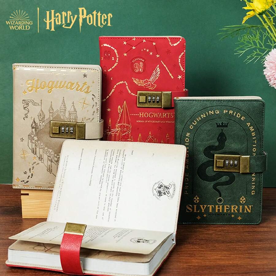 Harry Potter Harry Potter Notebook, Vintage Creative Password Protected ...