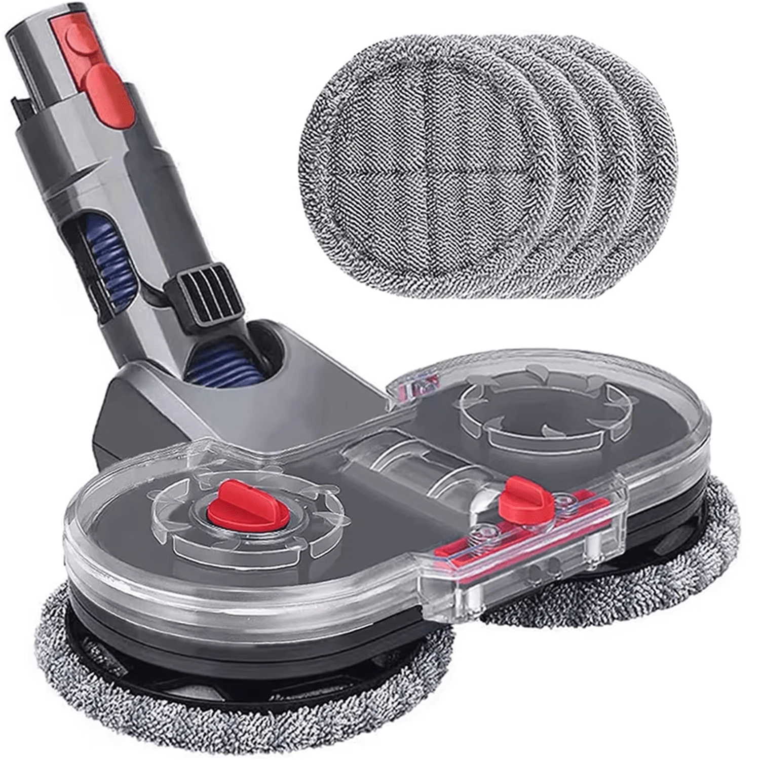 E.LUO Electric Mop Head Brush For V7 V8 V10 V11 V15 Vacuum Cleaner With Water Tank Detachable ...