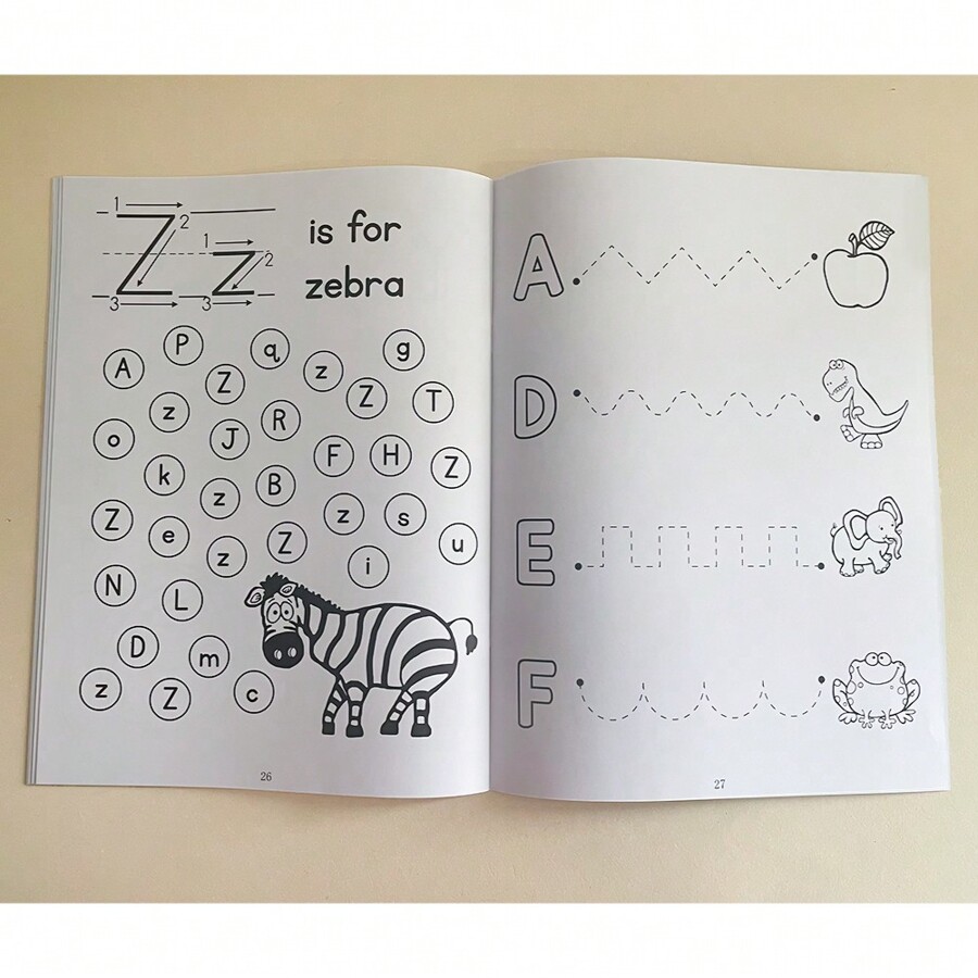 Lachilly 28 Pages Letters A-Z Workbook Children Early Education ...