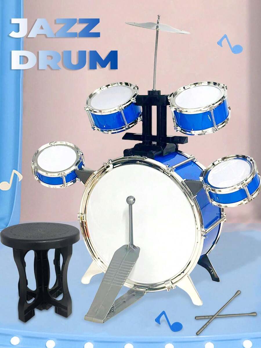 1 Set Beginner Drum Set Percussion Toys, Interactive Performance Stress ...