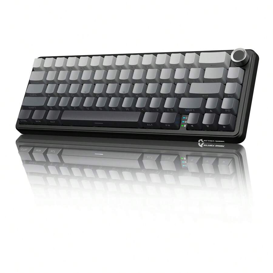 FREEWOLF ATTACK SHARK X66 Gasket Wireless Mechanical Keyboard With ...