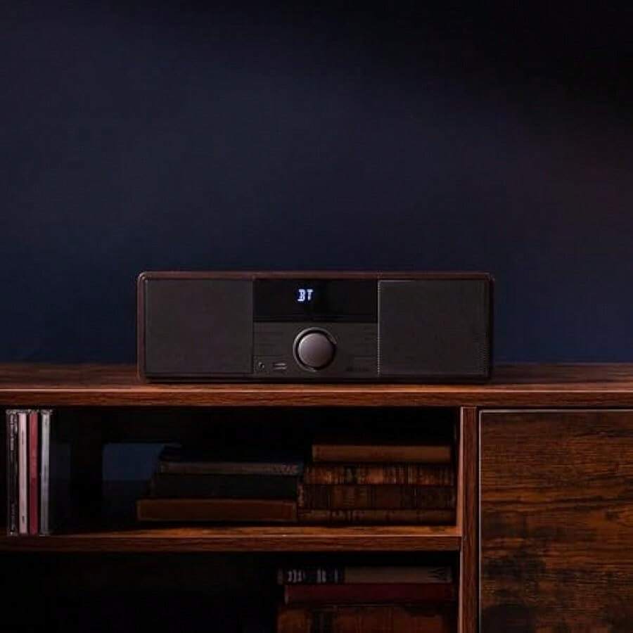 All In One Compact CD Player HI FI System DAB DAB Radio CD MP3 Player ...