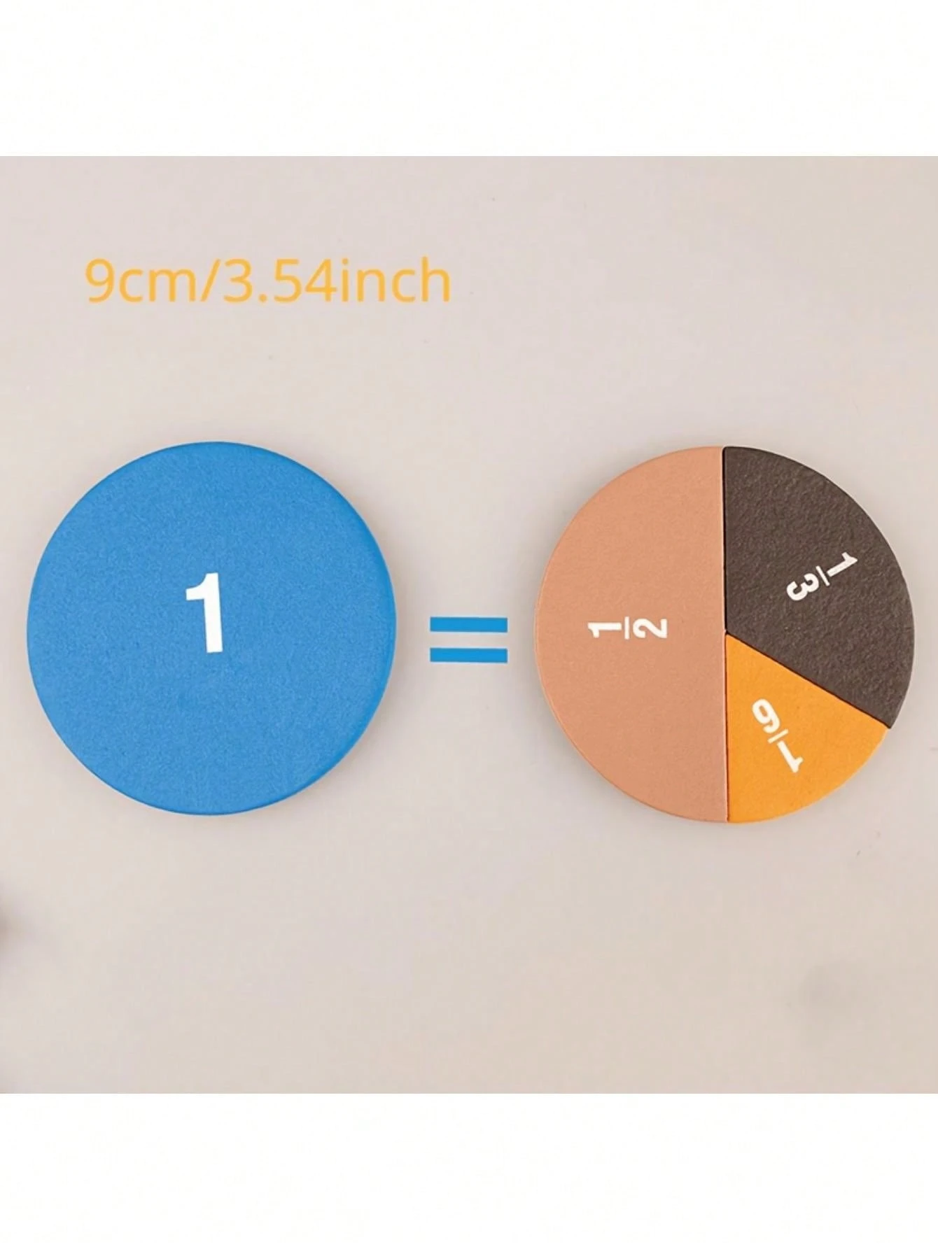 Fraction Circle Math Educational Tool - EVA Foam Fraction Teaching Aid ...