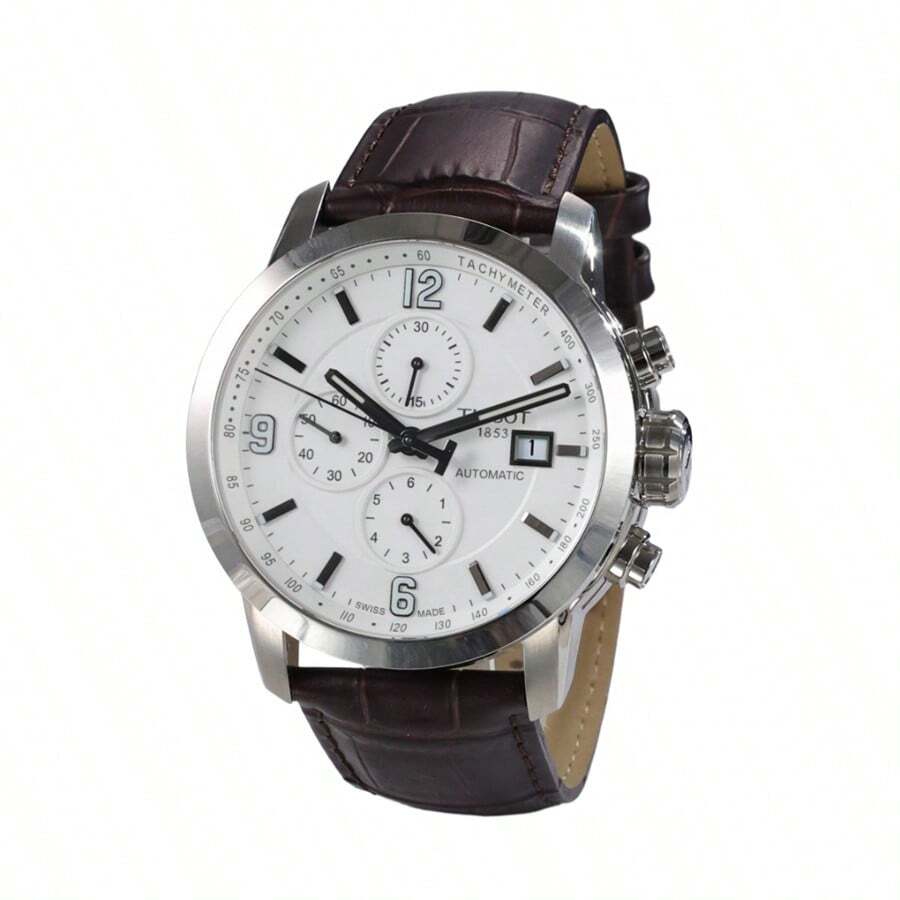 Tissot Tissot PRC 200 Men's Automatic Chrono White Dial Watch With ...