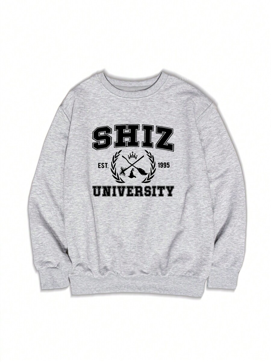 Women Letter Printed Sweatshirt 1995 Shiz University Wicked Sweatshirt ...