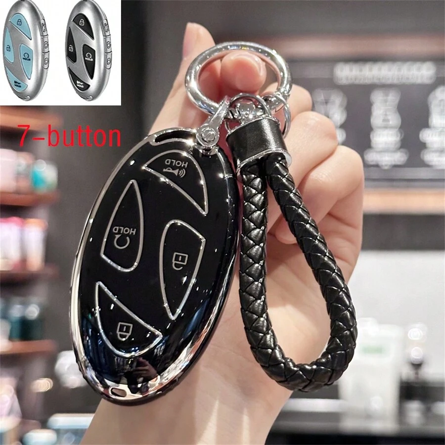 For Hyund Ai Ioniq 6 Key Fob Cover,TPU 360 Degree Car Key Case ...