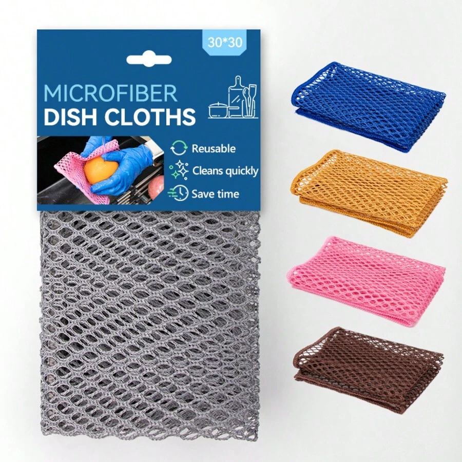 3D Mesh Cleaning Sponge, Easy Foaming, Multi-Purpose Cleaning Cloth To ...