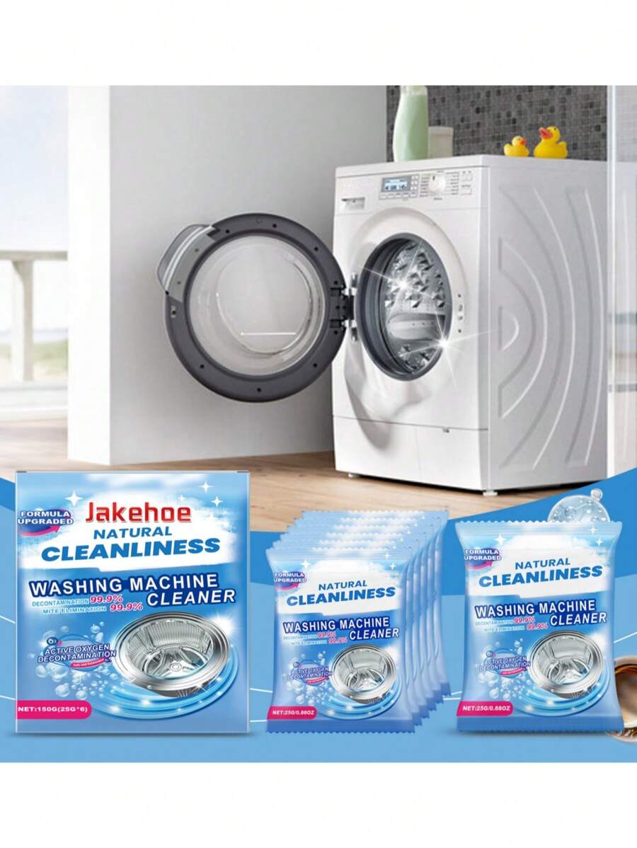 Multi-Function Washing Machine Cleaner Powder - Removes Dirt & Odor ...