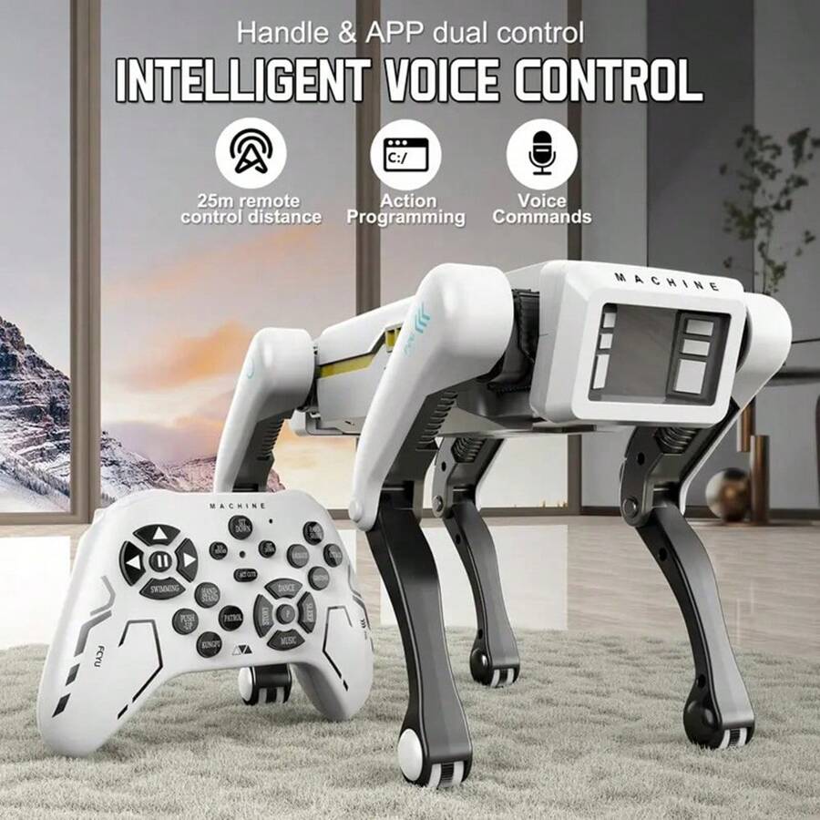 Perro robot inteligente, perro robot de simulación AI, perro robot de ...
