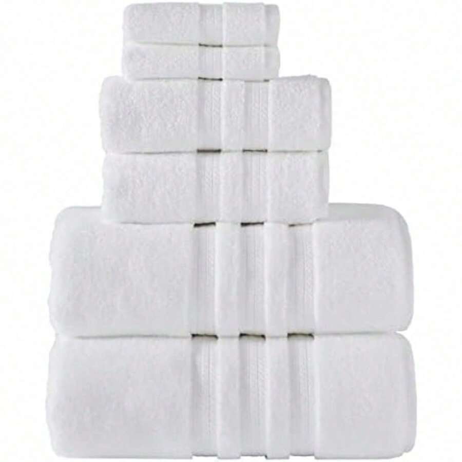 Cotton Hotel Premier Collection Luxury Bath Towel Bundle (Assorted ...