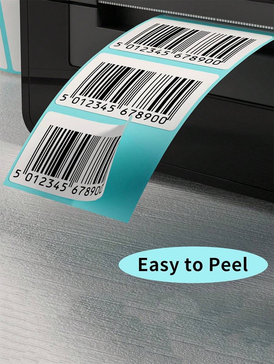 1 Roll Of 3000 Pcs 7cm X 4cm Direct Thermal Barcode Labels, White ...