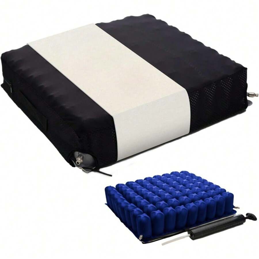 Inflatable Wheelchair Seat Air Cushion - 20" X 18" - High Profile ...